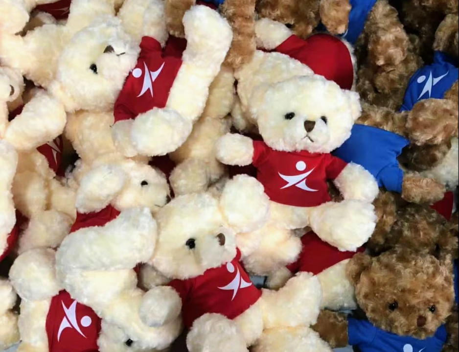 Corporate gifts Bulk With printing - Customised plush toy with printin ...