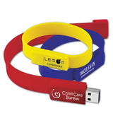 Silicone wrist strap gift - Customised with Logo Printing - Corporate ...
